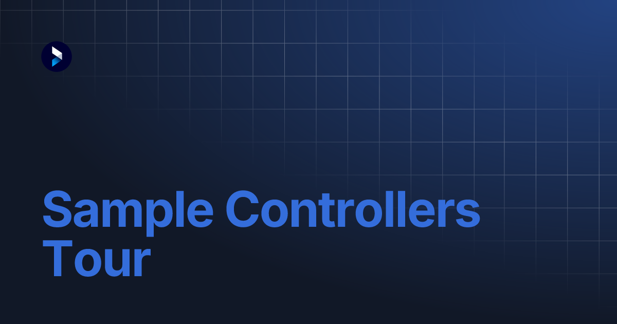 Sample Controllers Tour | NewBlue Developer Site