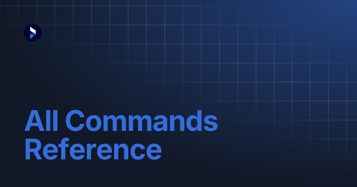 All Commands Reference | NewBlue Developer Site
