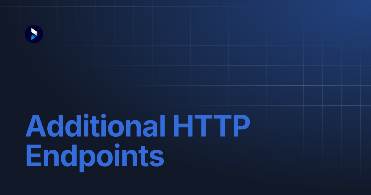 Additional HTTP Endpoints | NewBlue Developer Site